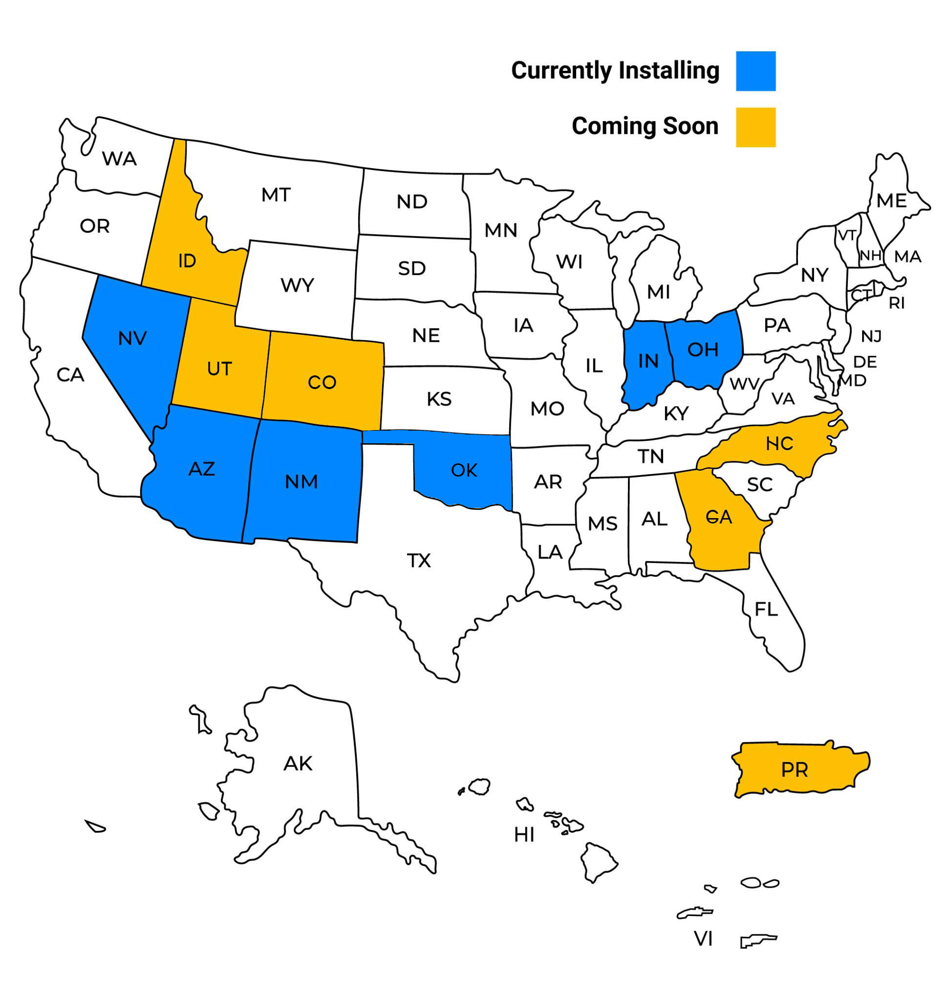 Coverage Area – Skip the Solar Salesman